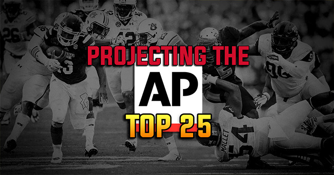 Projecting the final AP Top 25 Poll - Saturday Down South