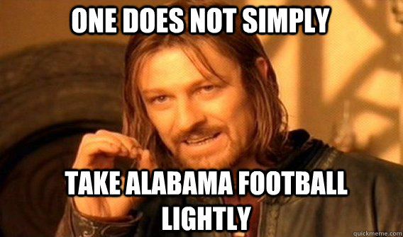 Popular Alabama football memes from recent years - Saturday Down South