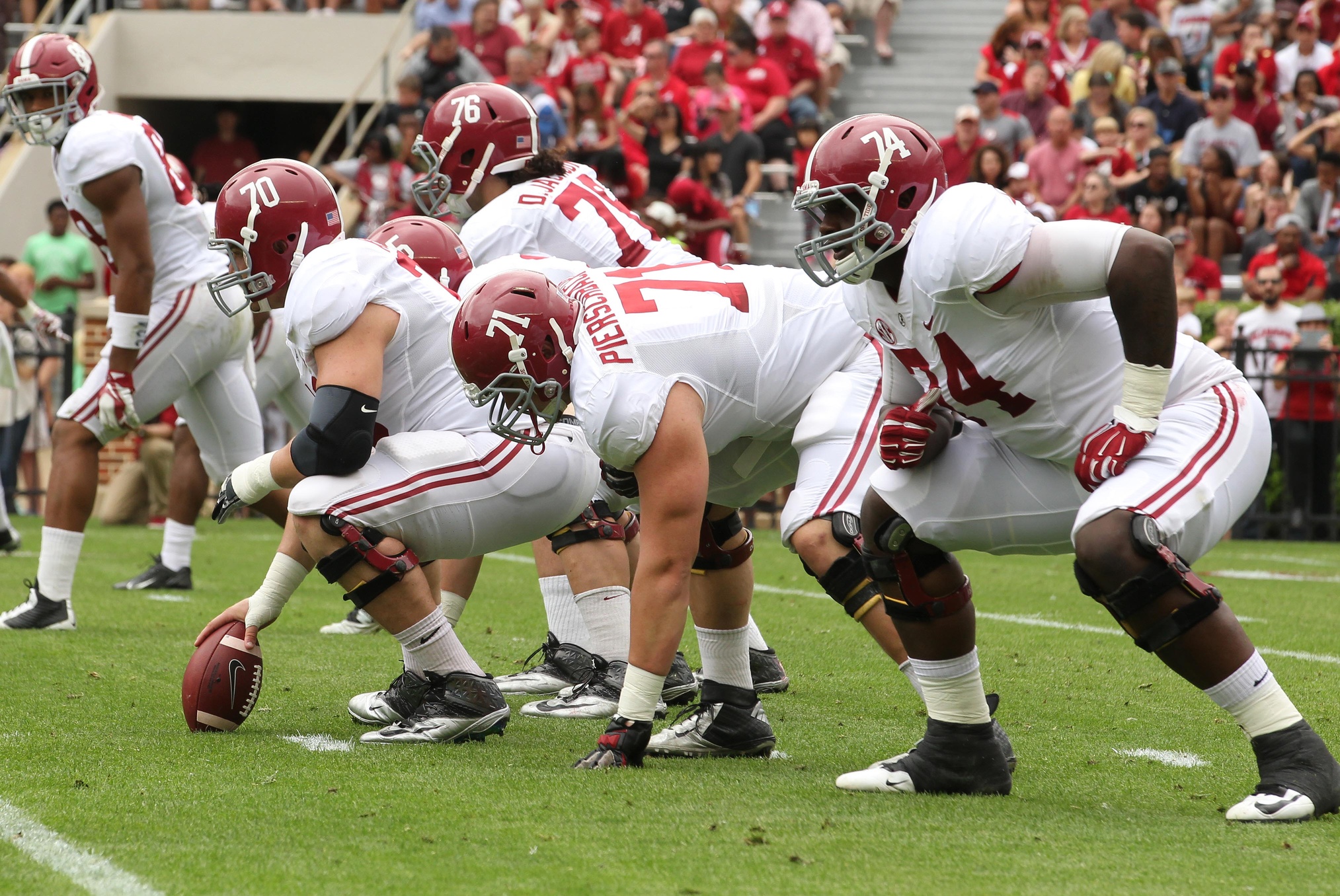 Alabama's offensive line identity beginning to take shape - Saturday ...
