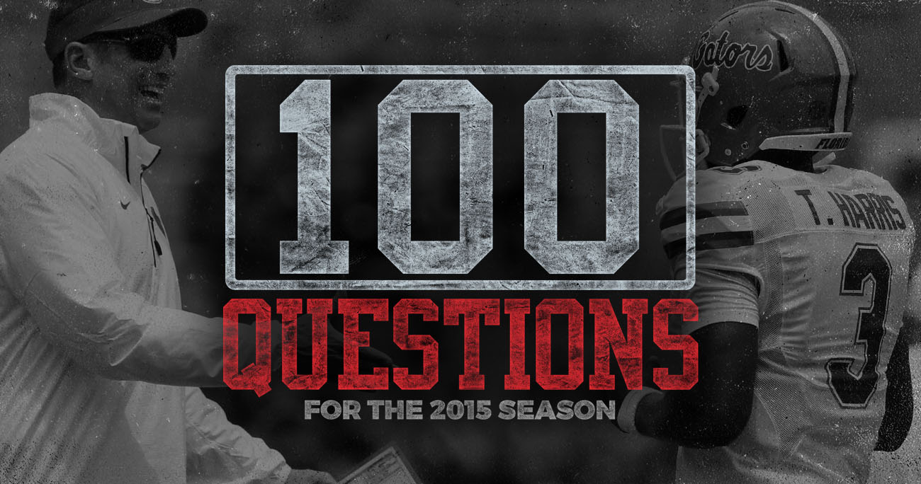 100 questions for the 2015 football season - Saturday Down South