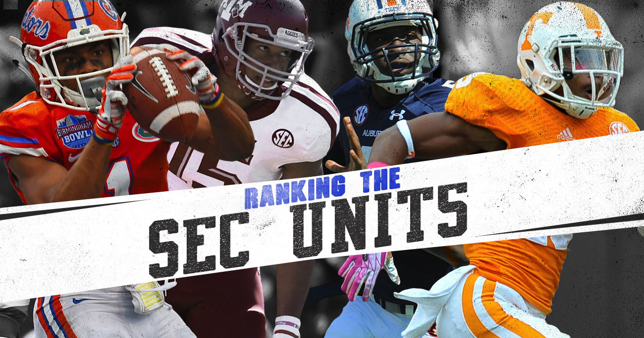 Ranking the SEC units 1-28 entering 2015 - Saturday Down South