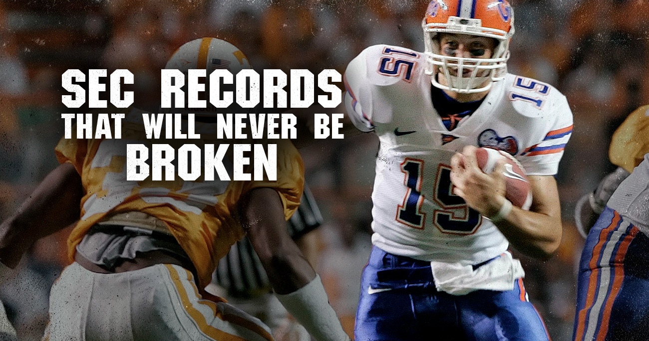 10 unique SEC school records that will never be broken - Saturday Down ...