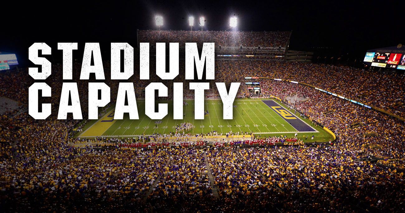 SEC football stadium capacity for 2015 - Saturday Down South