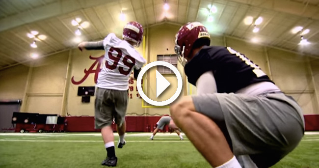 Video: College GameDay's emotional segment on Alabama kicker Adam ...