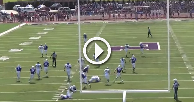 Video: Courtesy of a Division III punter, here's the best flop in ...