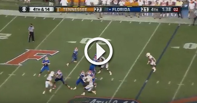 Video: Florida scores unbelievable touchdown to beat Tennessee ...