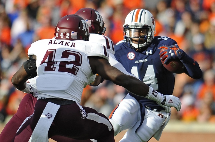 Texas A&M LB Otaro Alaka will miss the rest of the season - Saturday ...