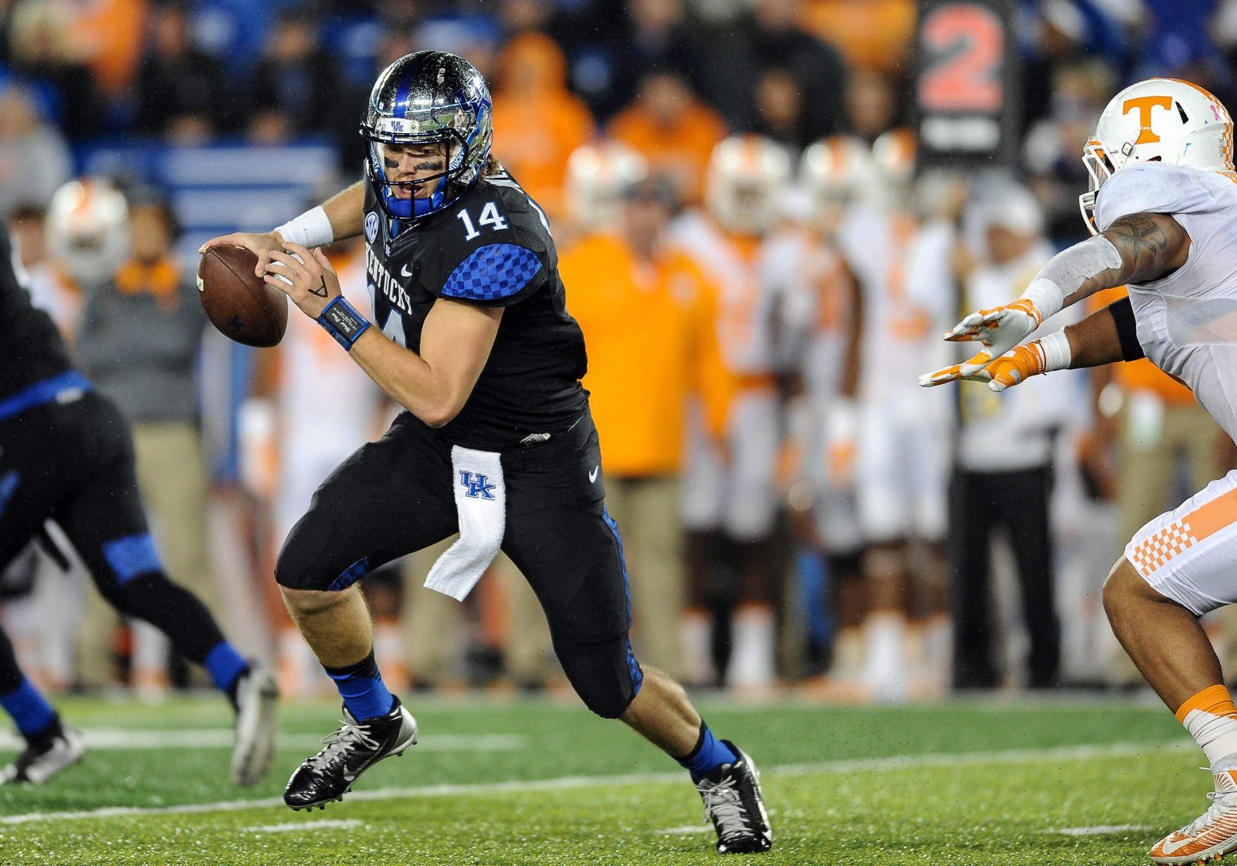 Former Kentucky QB Patrick Towles fitting in well at Boston College ...