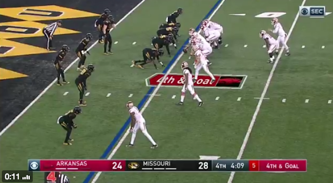 Video: Mizzou CB Aarion Penton ends huge goal-line stand with ...