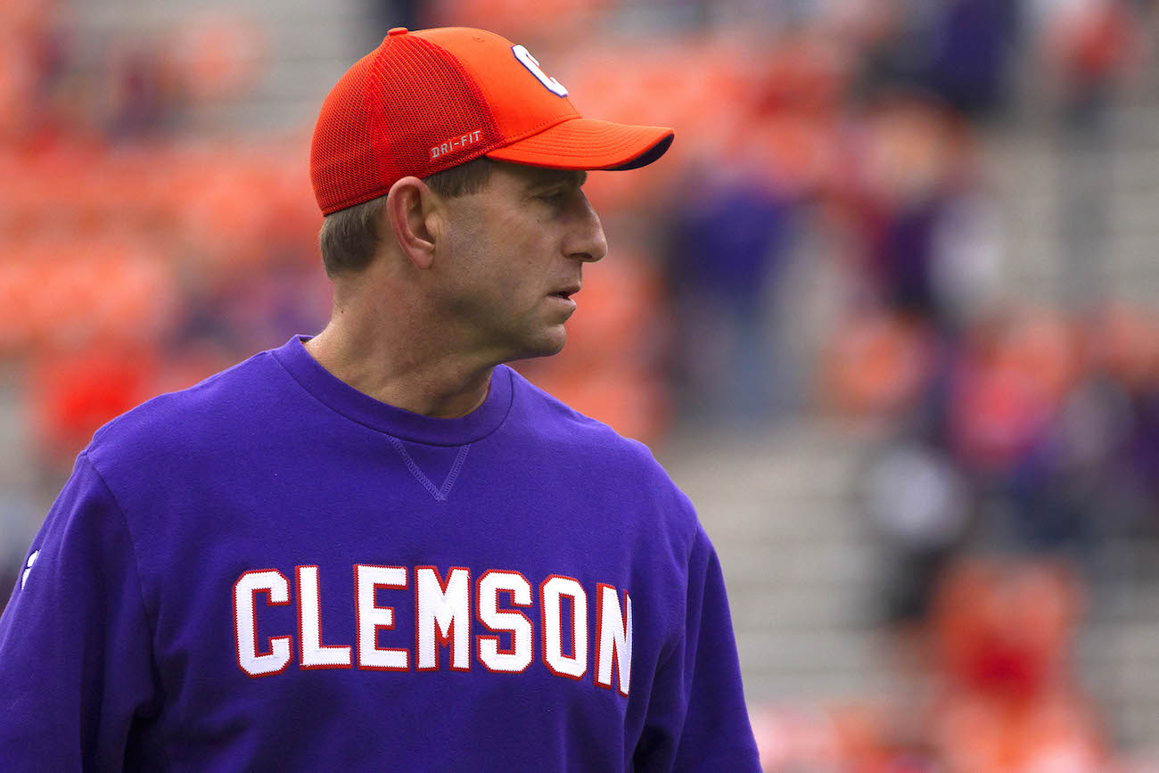 Dabo Swinney releases statement on passing of Clemson player CJ Fuller ...