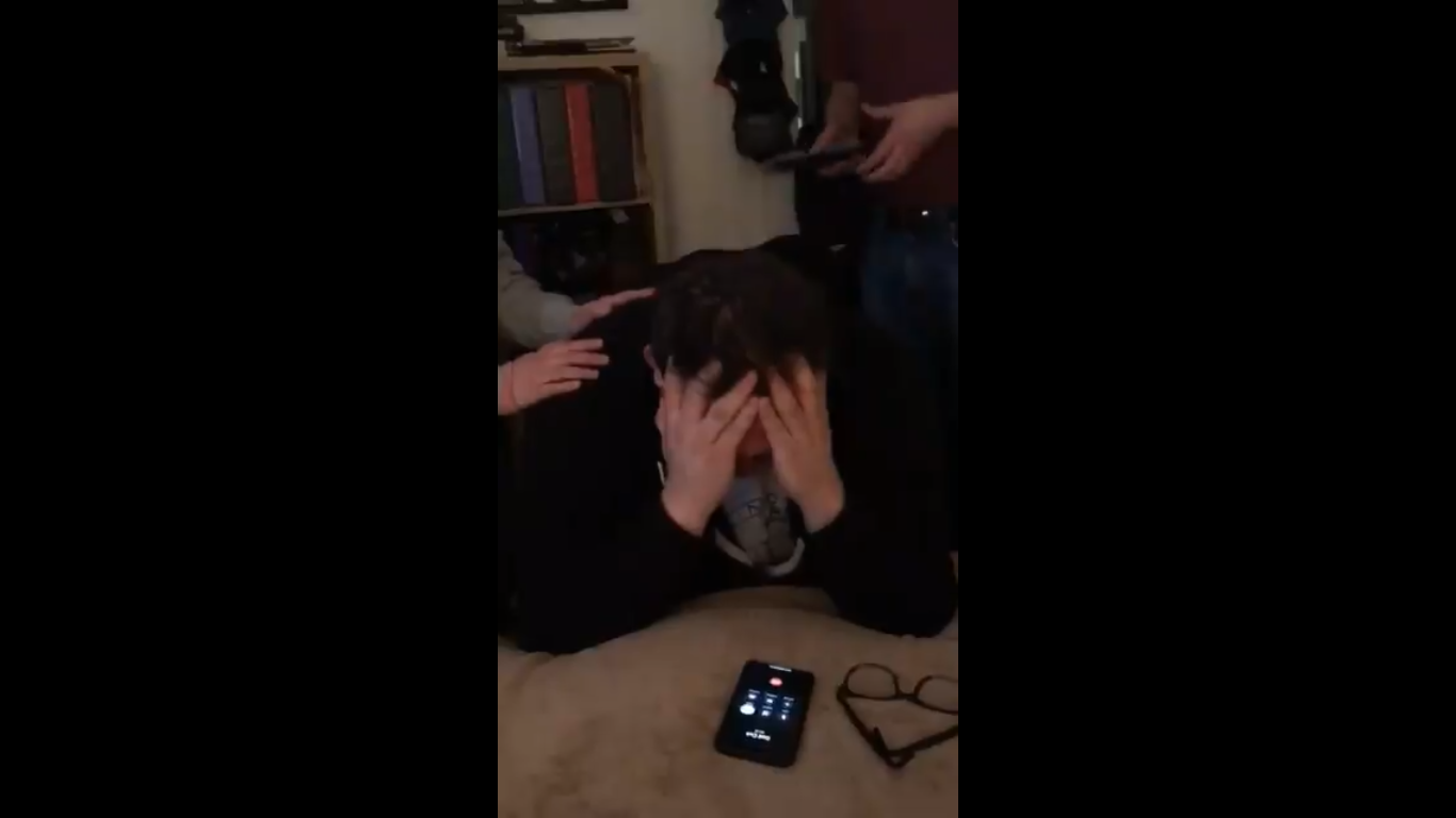 WATCH: Georgia fan can't contain himself, moved to tears as he ...