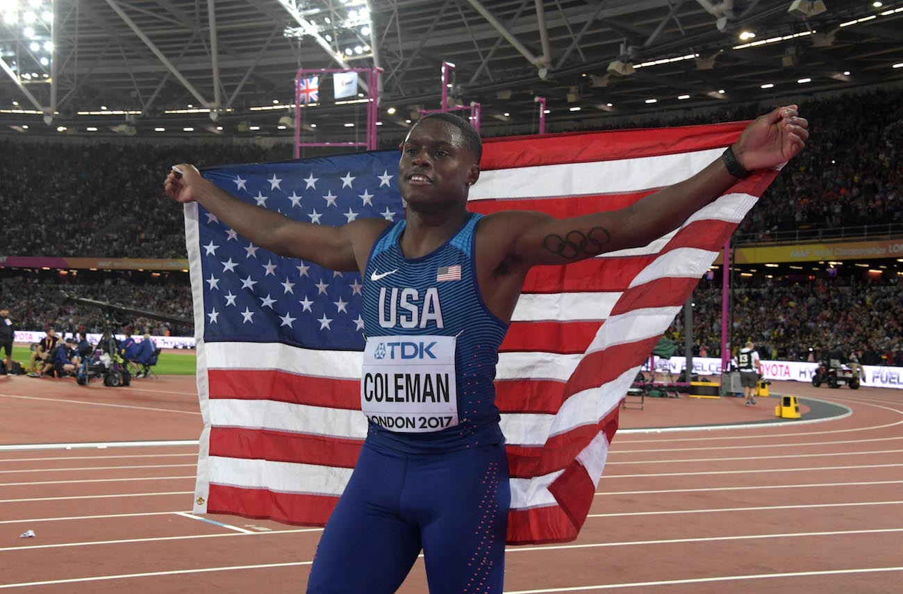 WATCH: Former Tennessee sprinter Christian Coleman breaks 20-year-old ...