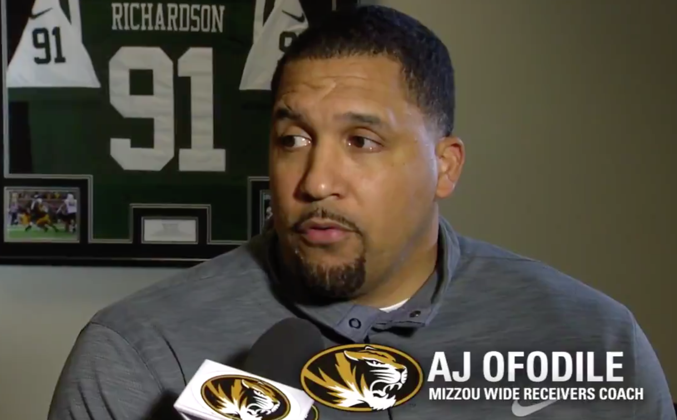 Mizzou receivers coach A.J. Ofodile discusses 'amazing opportunity' he ...