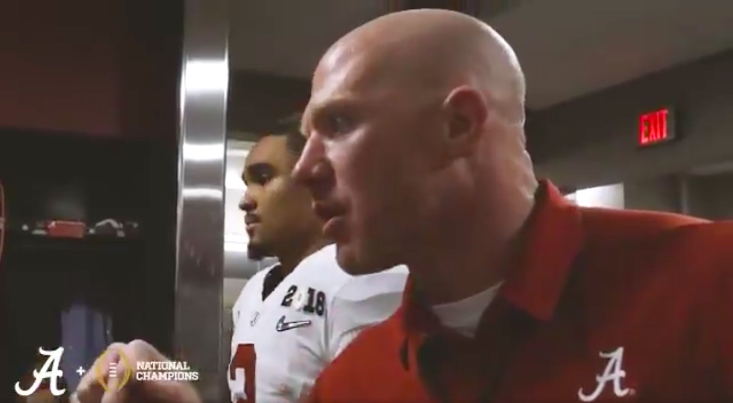 WATCH: Alabama's Scott Cochran makes Twitter debut with video of title ...