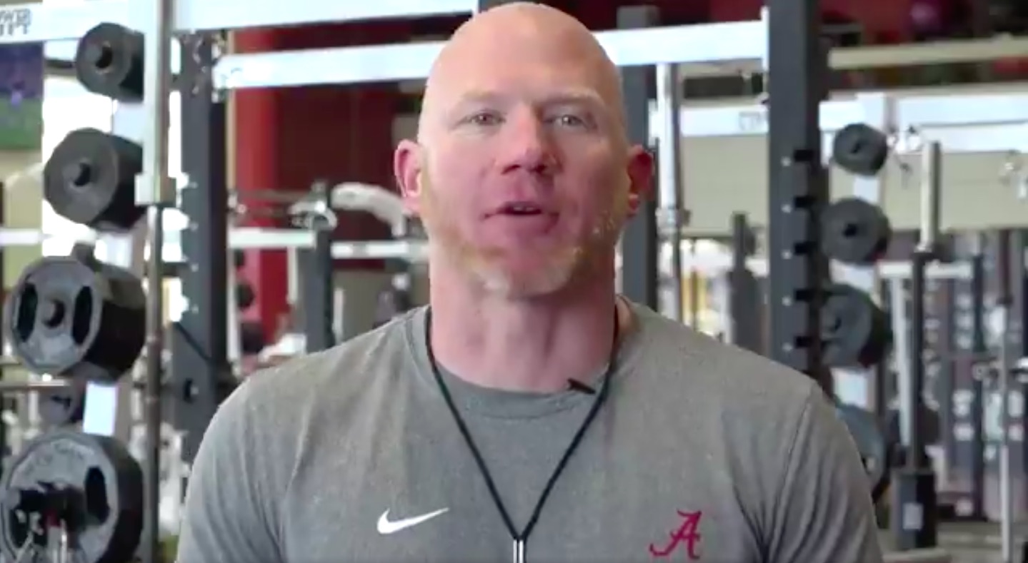 WATCH: Alabama strength coach sends inspiring message to Stoneman ...