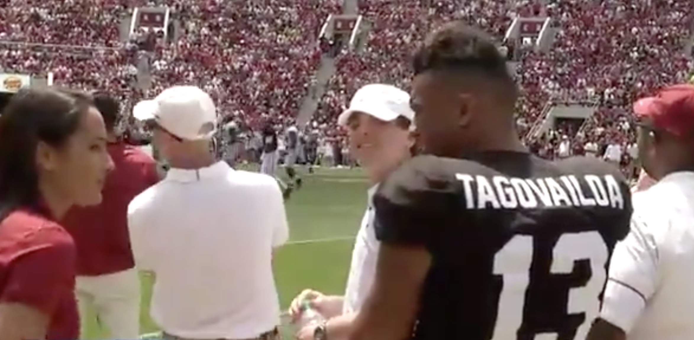 Tua Tagovailoa found out his brother Taulia committed to Alabama during ...