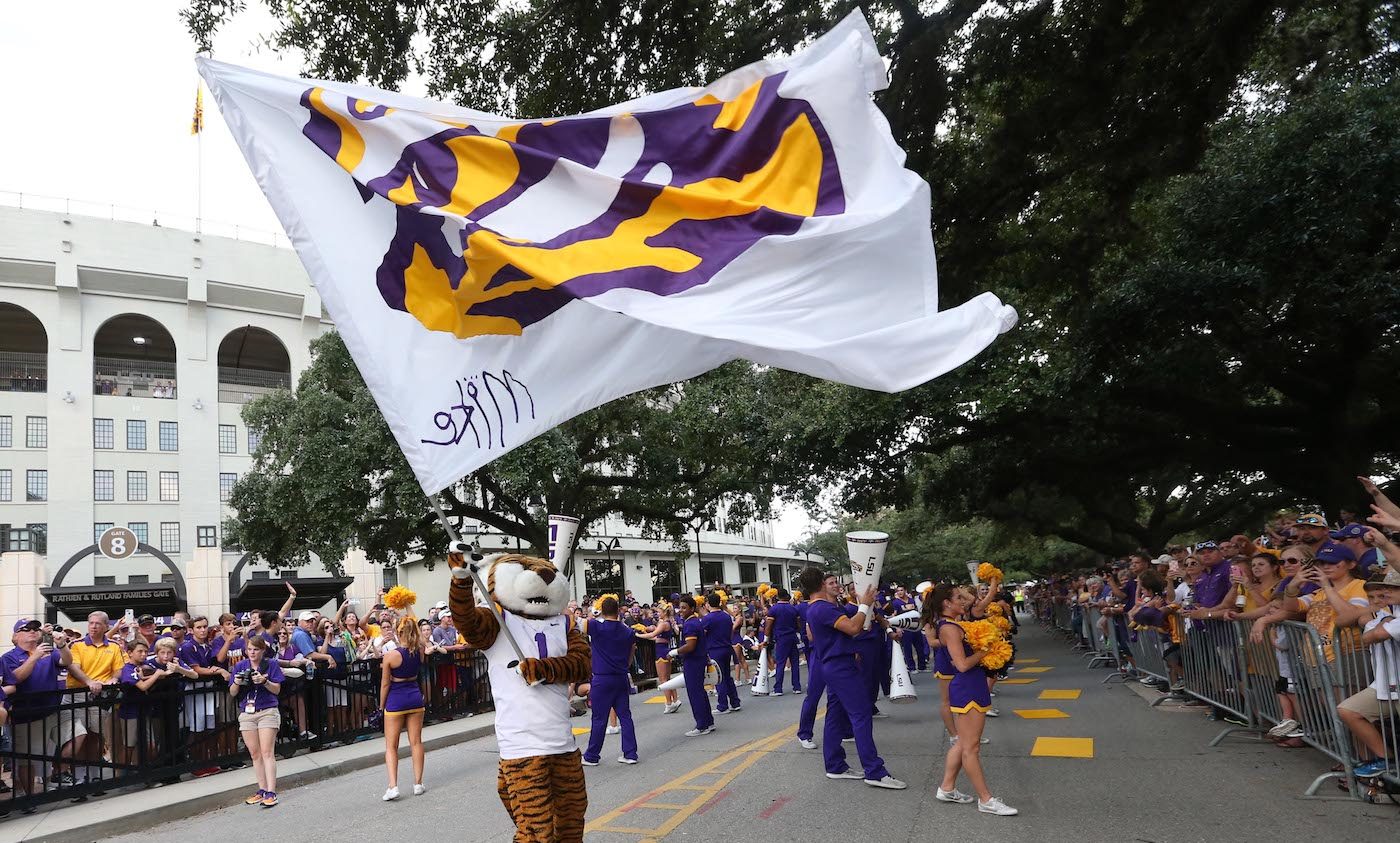 LSU to feature live tiger on sideline for Alabama showdown - Saturday ...