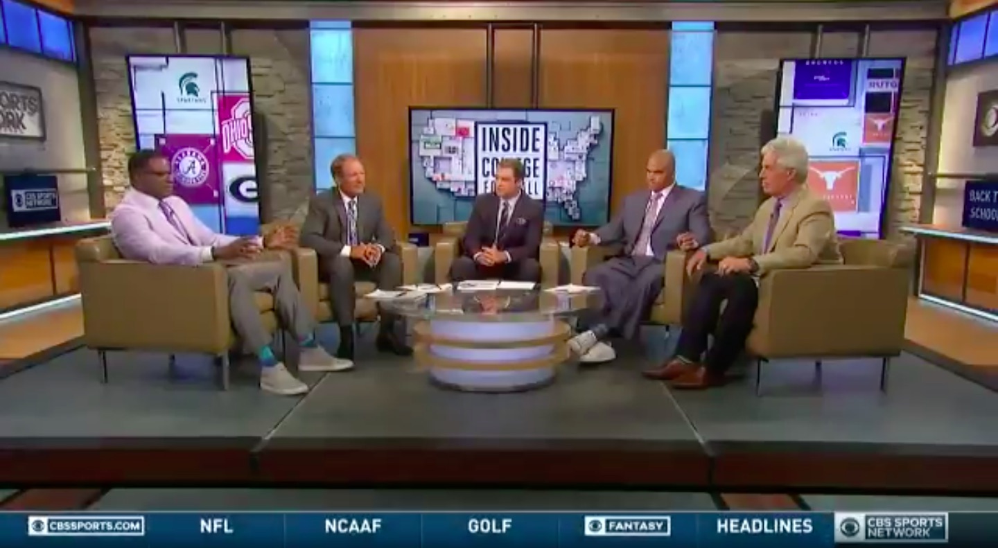 WATCH: CBS Sports analysts are stunned when Brian Jones picks Florida ...
