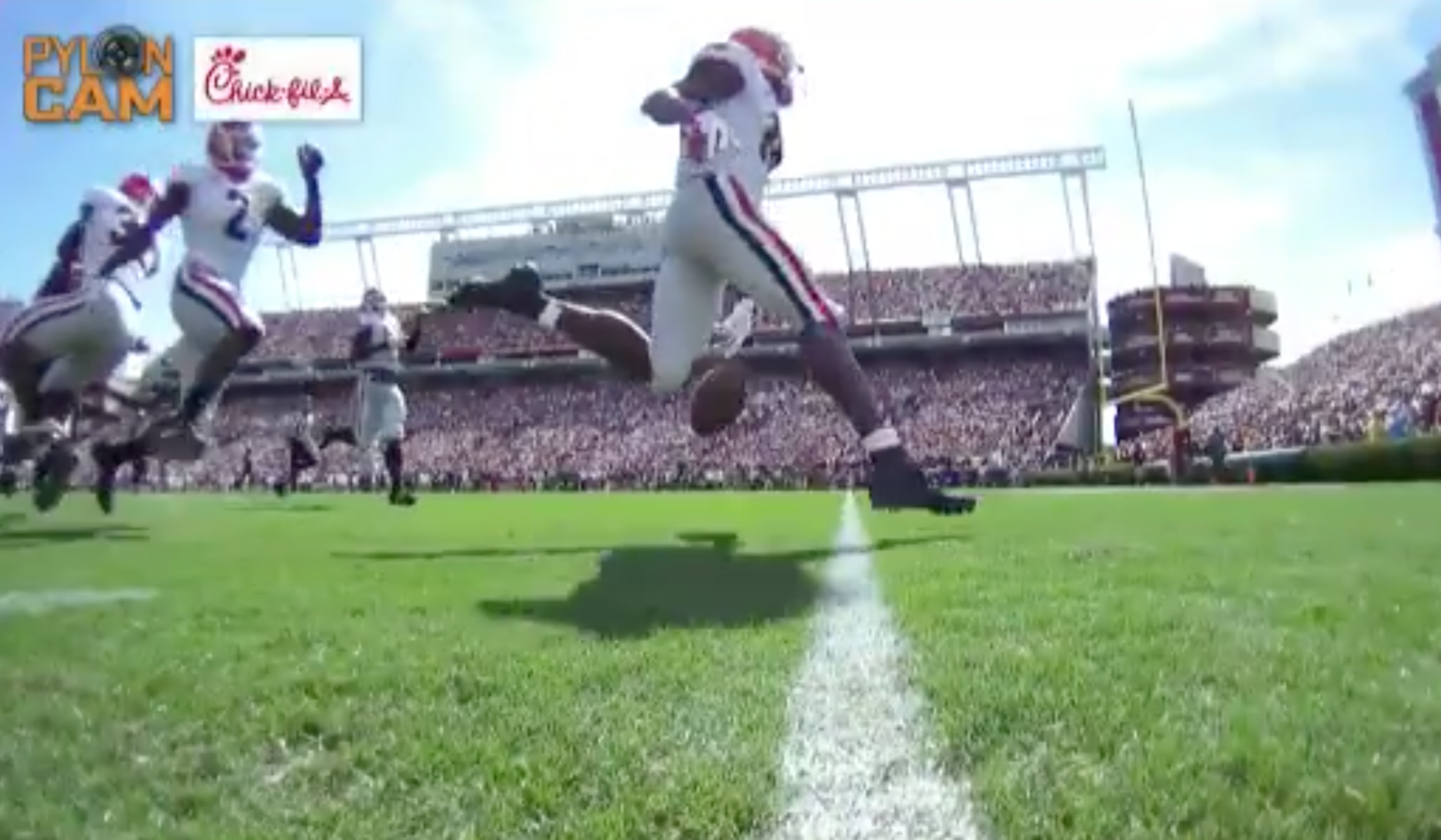 Georgia LB Juwan Taylor explains touchdown-saving play against South ...