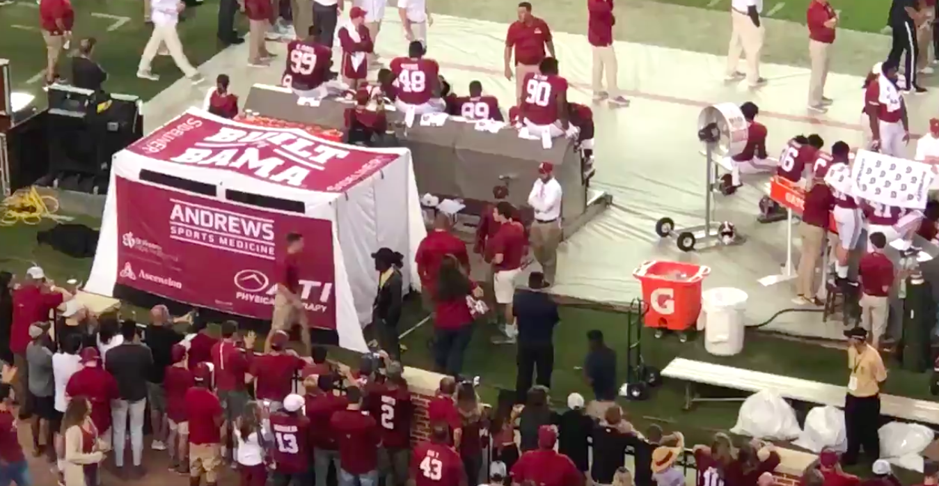 WATCH: How common is this? Tua Tagovailoa's parents on field and in the ...