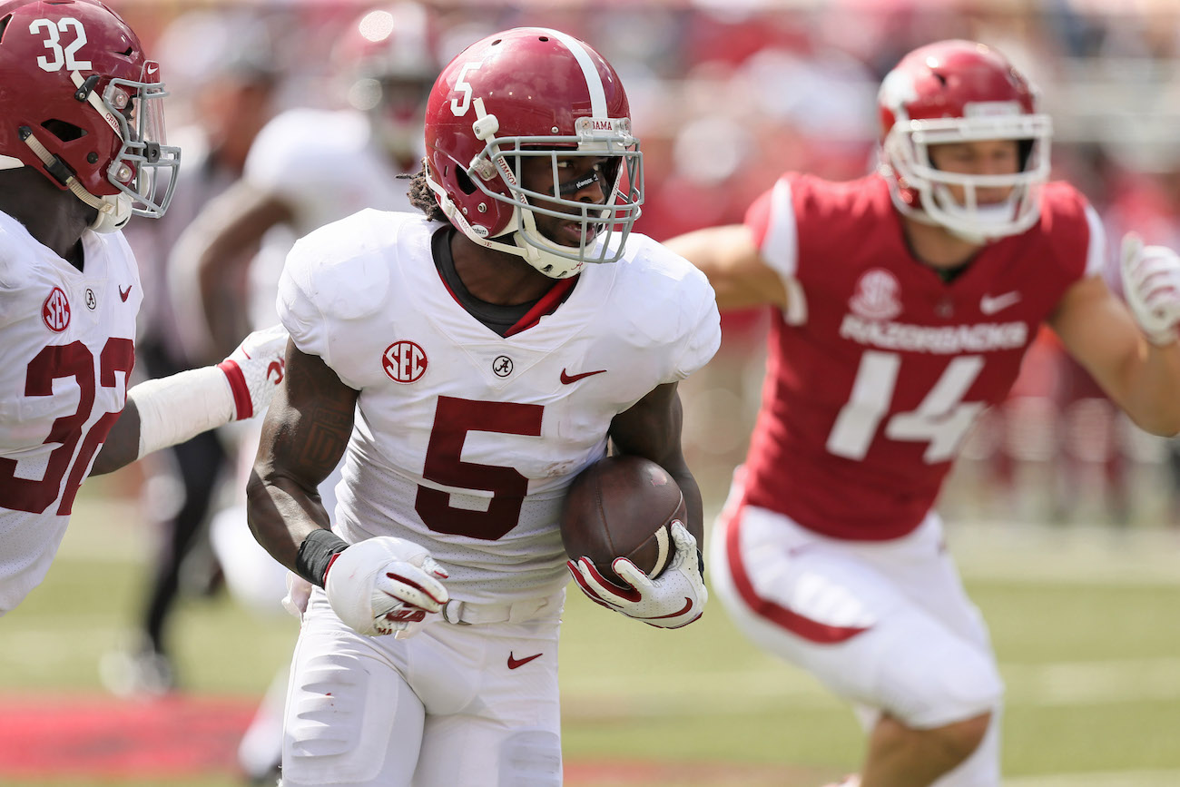 Alabama DB Shyheim Carter discusses playing with heavily wrapped hand ...