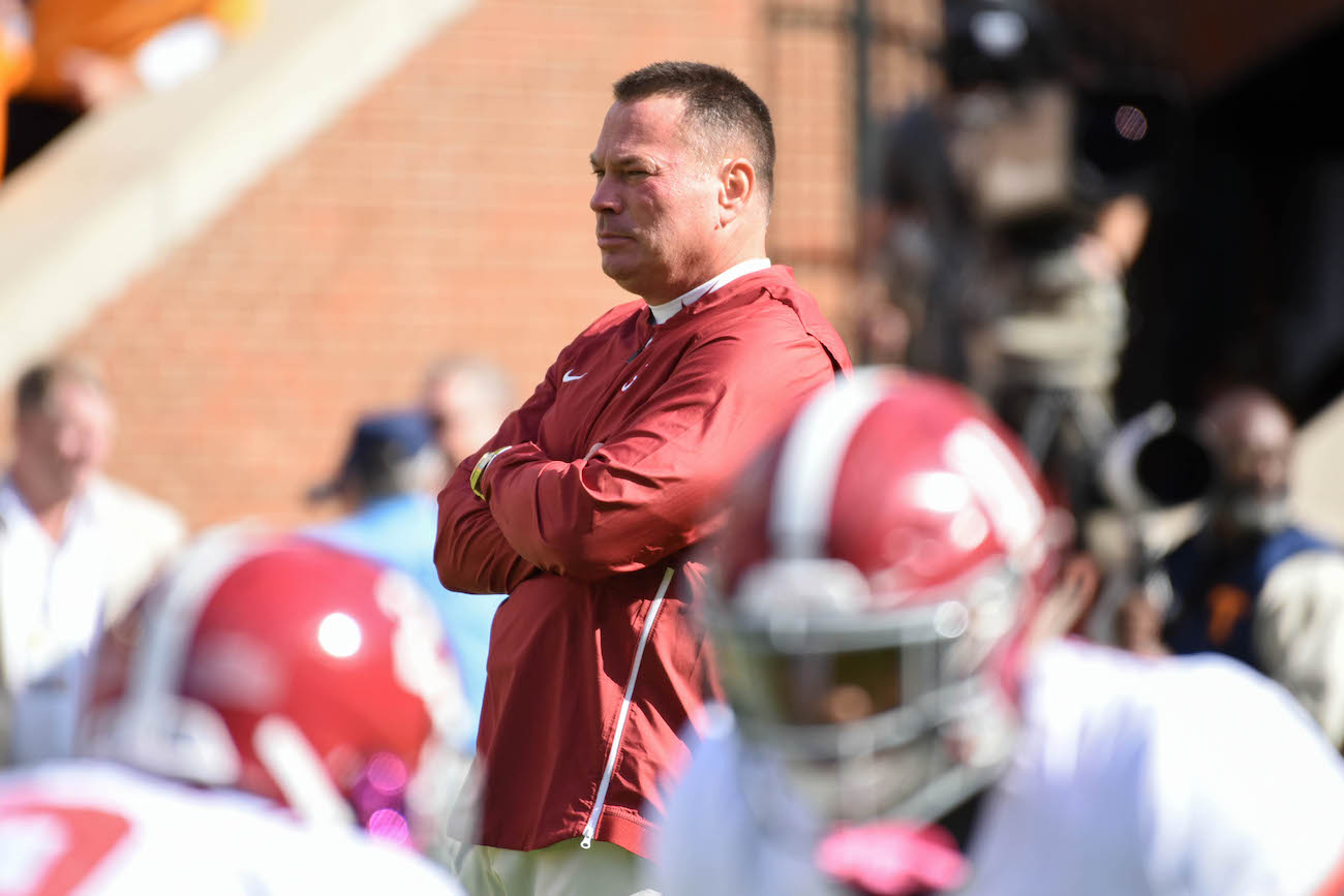 This photo of Butch Jones smoking a cigar is going viral after Alabama ...