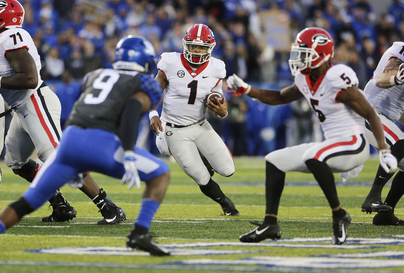 Report: Former Georgia QB Justin Fields' transfer destination revealed ...