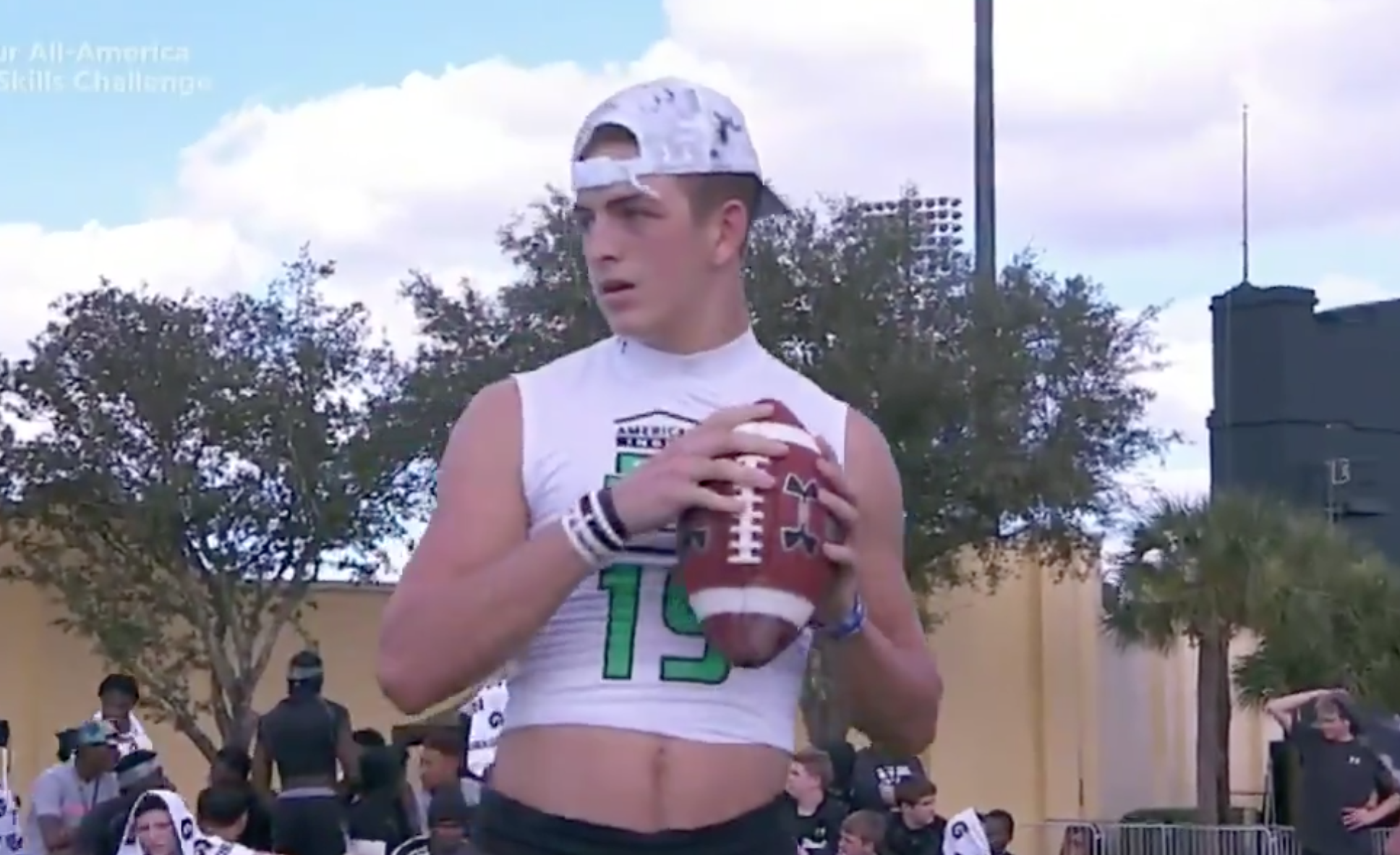 WATCH: Texas A&M QB signee Zach Calzada shows off arm talent during ...