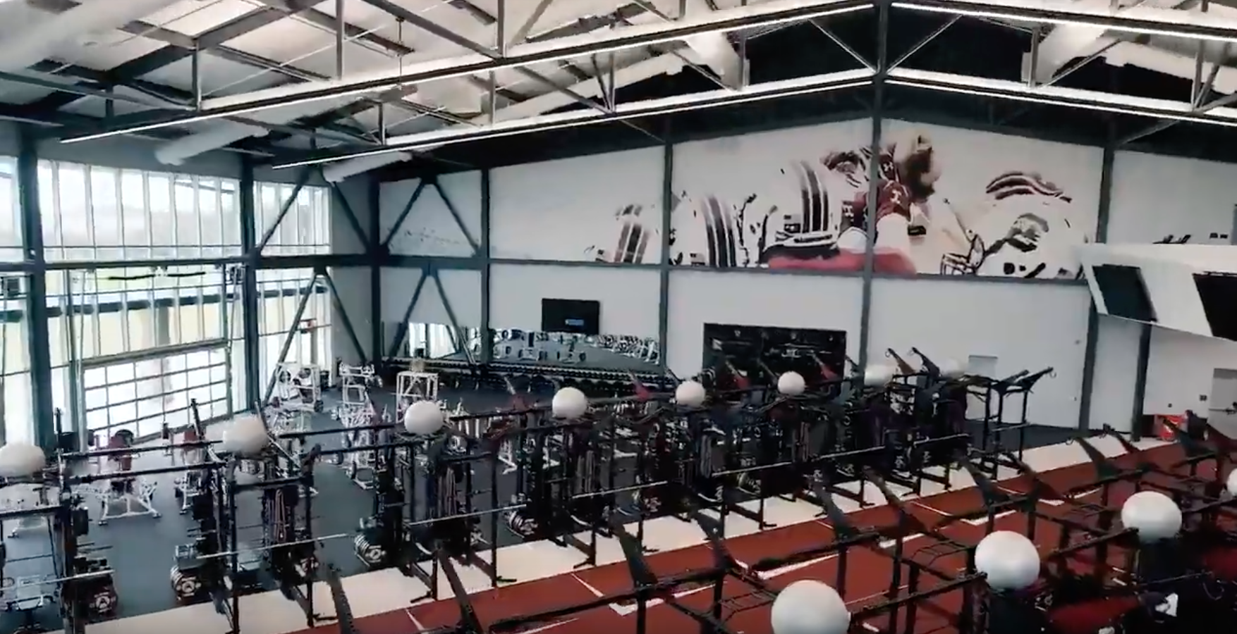 WATCH: South Carolina shows off incredible new weight room - Saturday ...