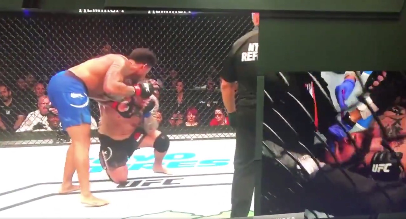 WATCH: Former Ole Miss DL Greg Hardy disqualified in UFC debut ...
