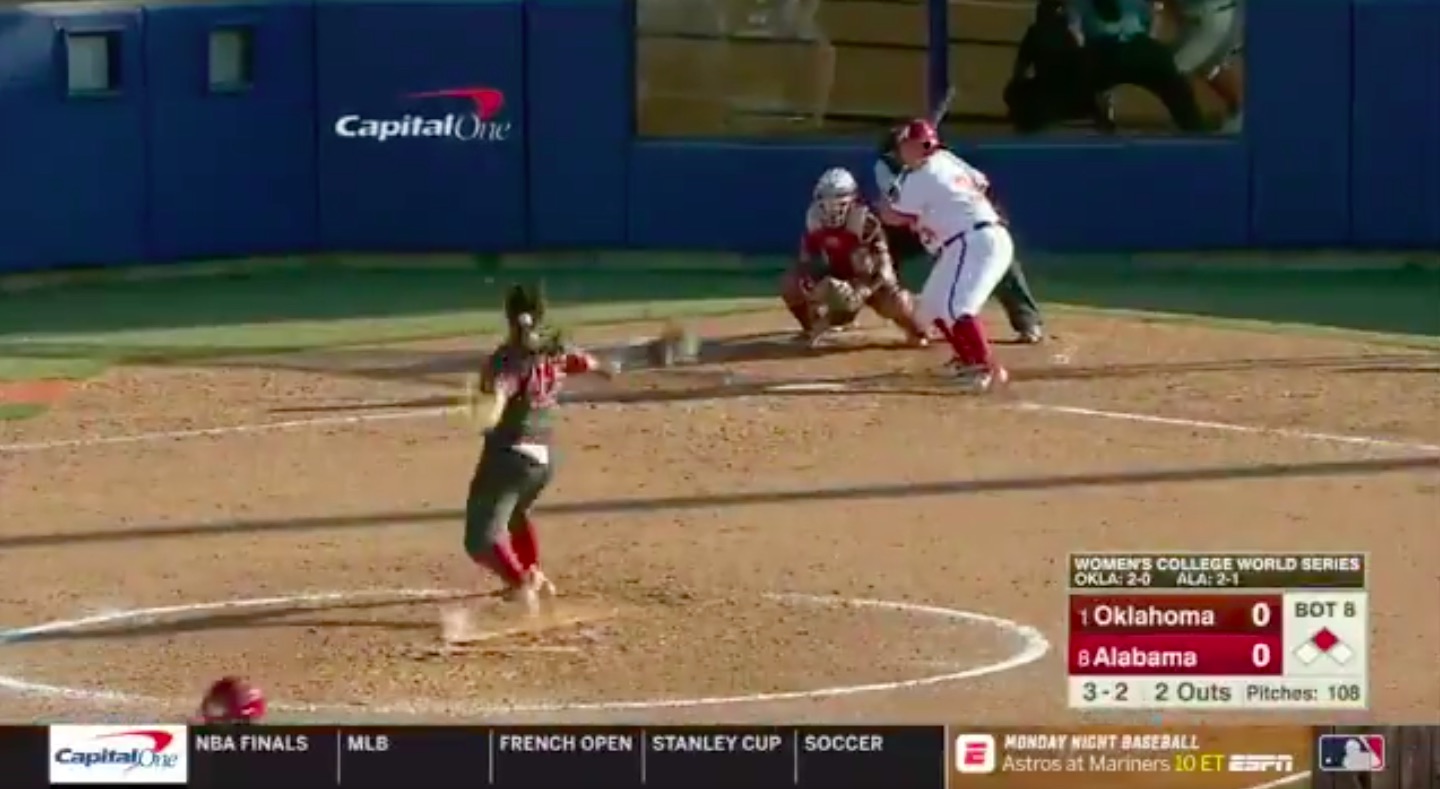 WATCH: Alabama senior Caroline Hardy keeps Tide's season alive with ...