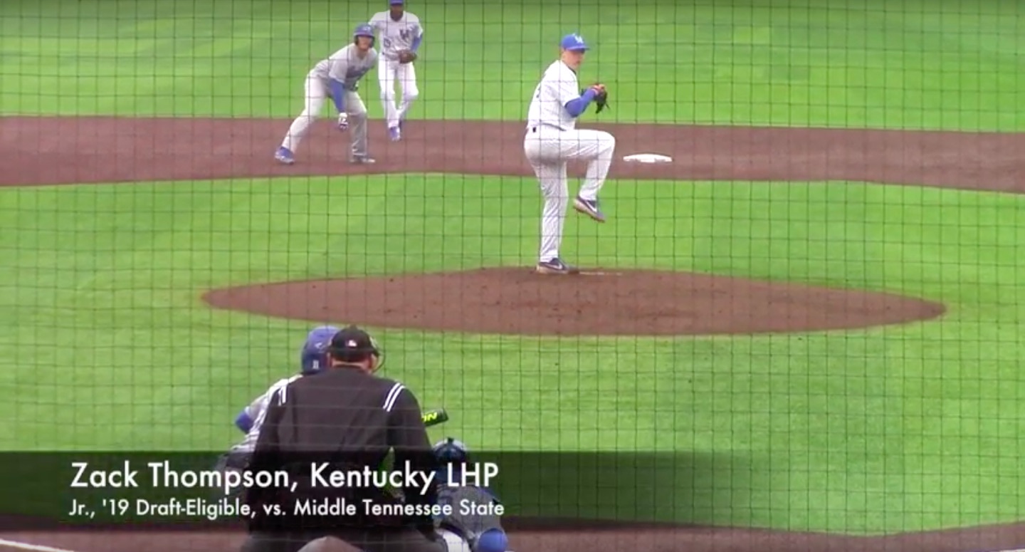 Kentucky LHP Zack Thompson taken with No. 19 overall pick in 2019 MLB ...
