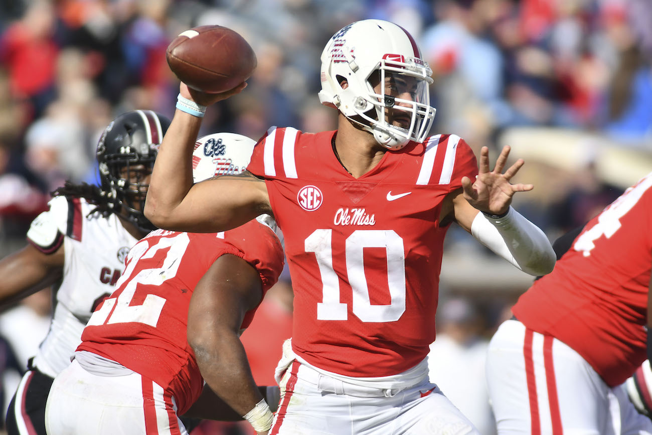 Former Ole Miss QB Jordan Ta'amu signs with Houston Texans - Saturday ...