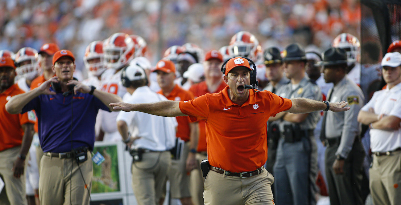 Chris Fowler says Dabo Swinney needs to settle down: 'No one is trying ...