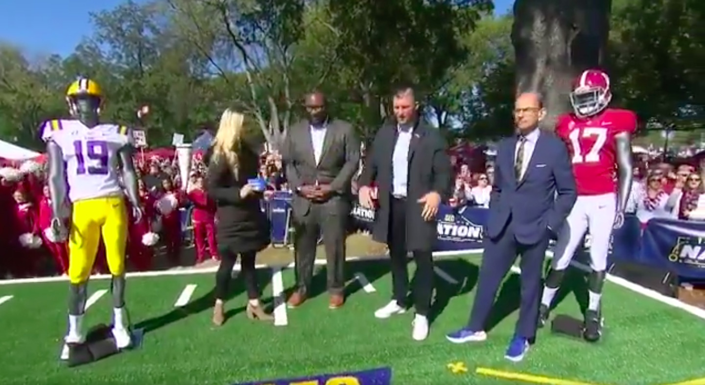 SEC Nation crew gets animated while picking Alabama-LSU winner ...