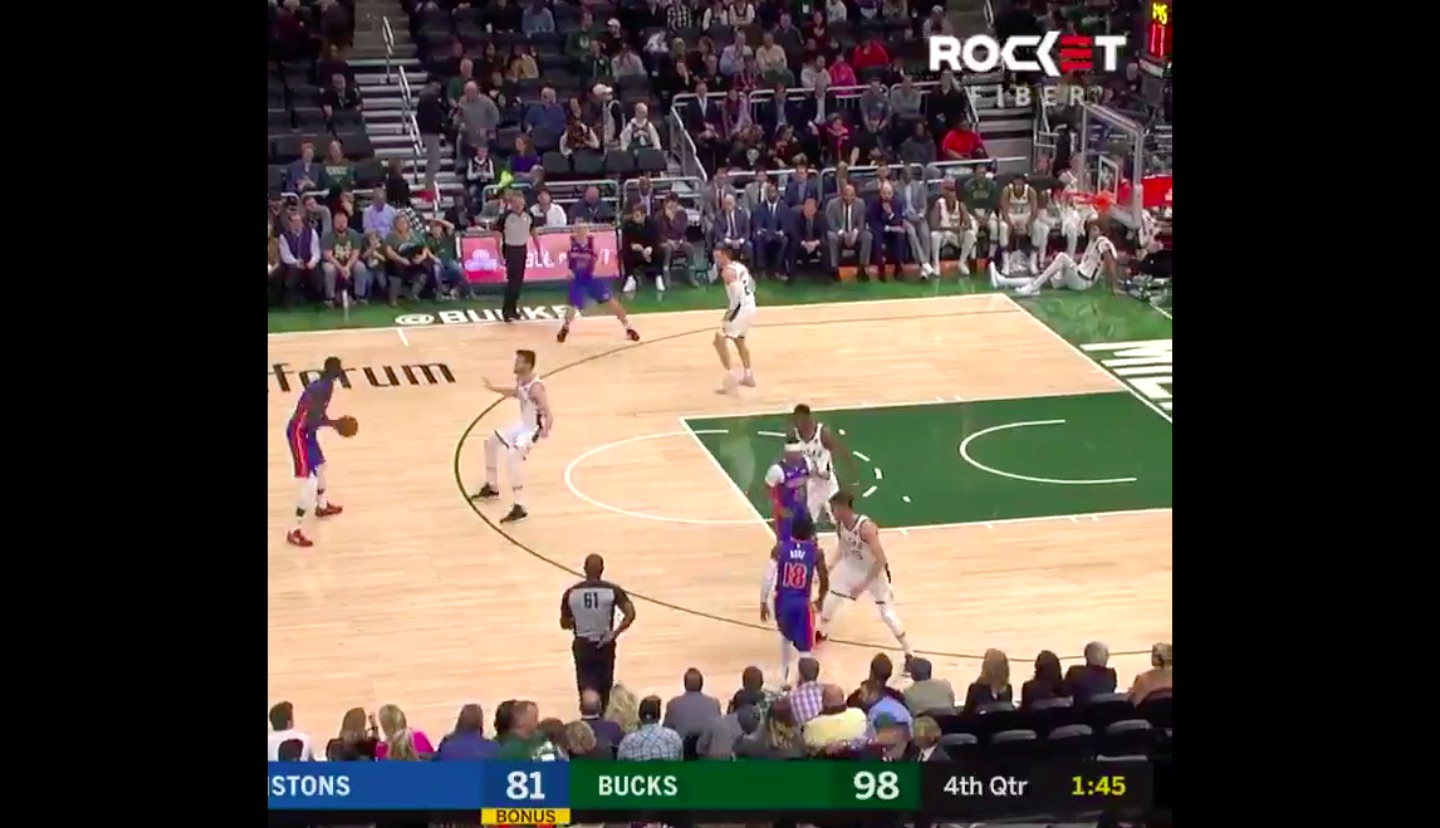 Former Tennessee PG Jordan Bone scores first NBA points for Detroit ...