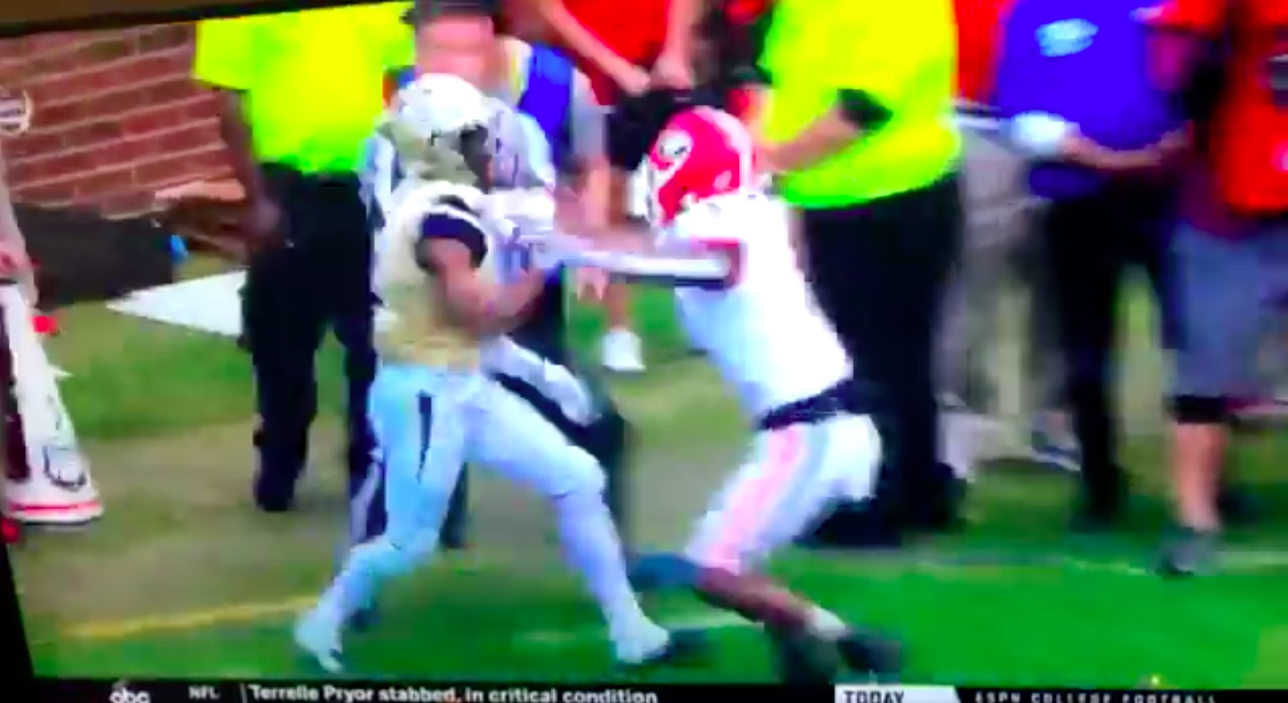 After being suspended for first half, Georgia's George Pickens ejected ...