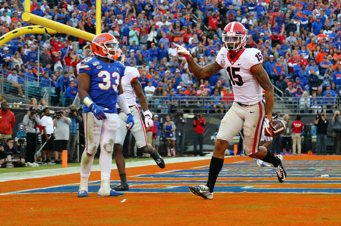 Georgia WR Lawrence Cager trolls Florida following career game ...