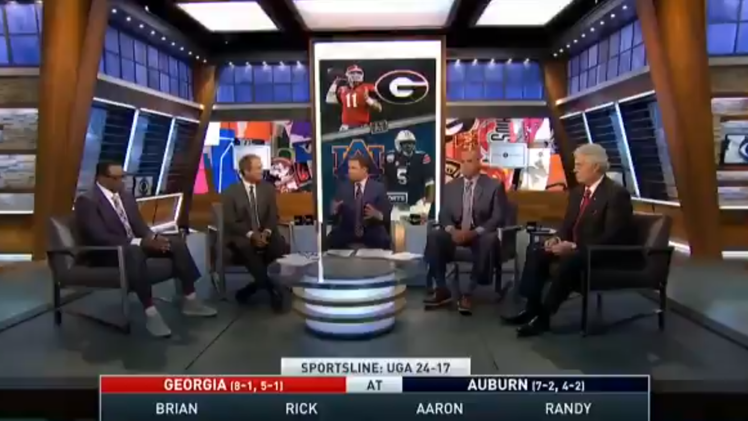 CBS Sports Network analysts pick winner of Georgia at Auburn - Saturday ...