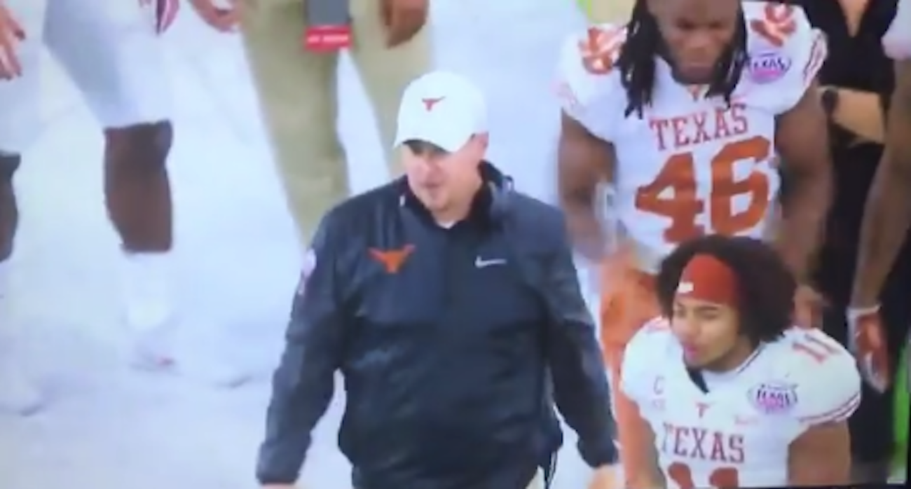 WATCH: Tom Herman mocks QB Drew Lock after beating Missouri - Saturday ...