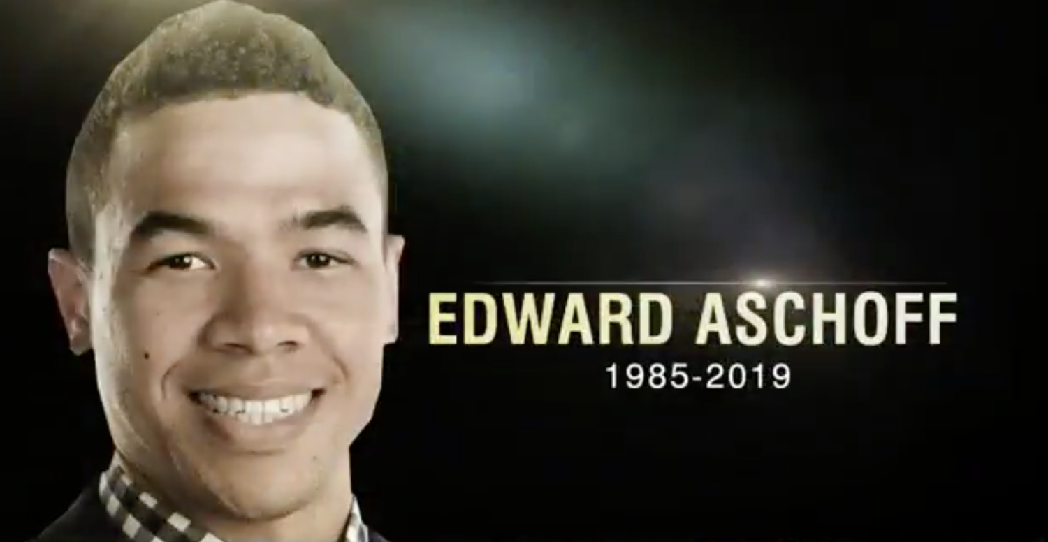Florida pays tribute to late alumnus Edward Aschoff with cardboard ...