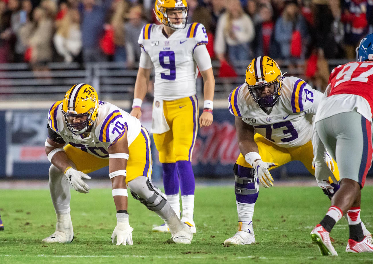 LSU offensive line honored with national award - Saturday Down South