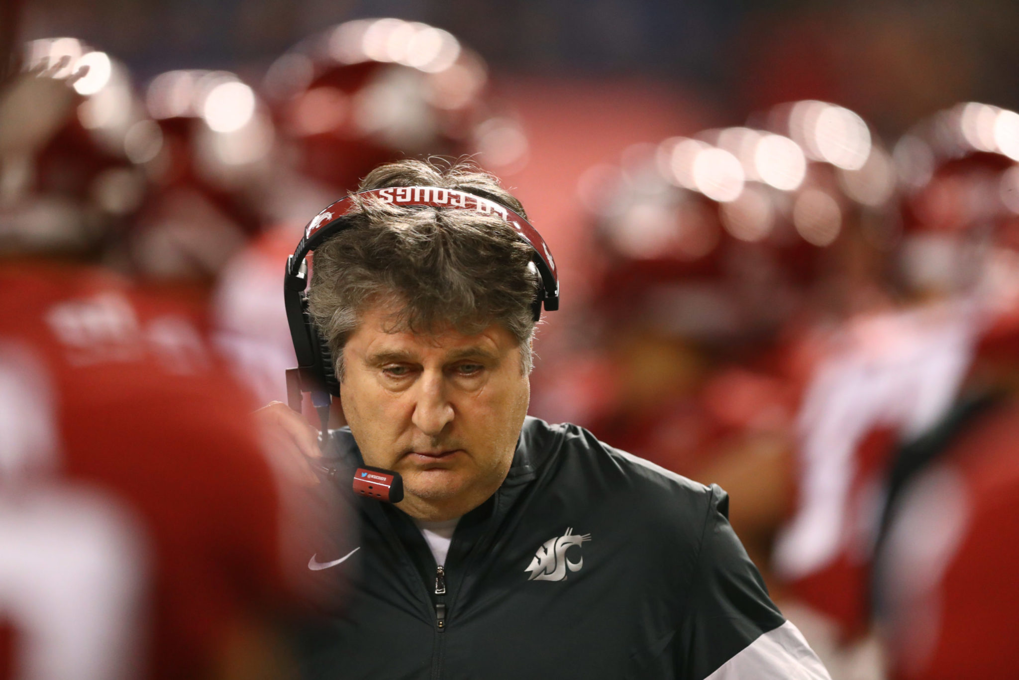 Mike Leach reacts to the passing of Washington State starting safety ...