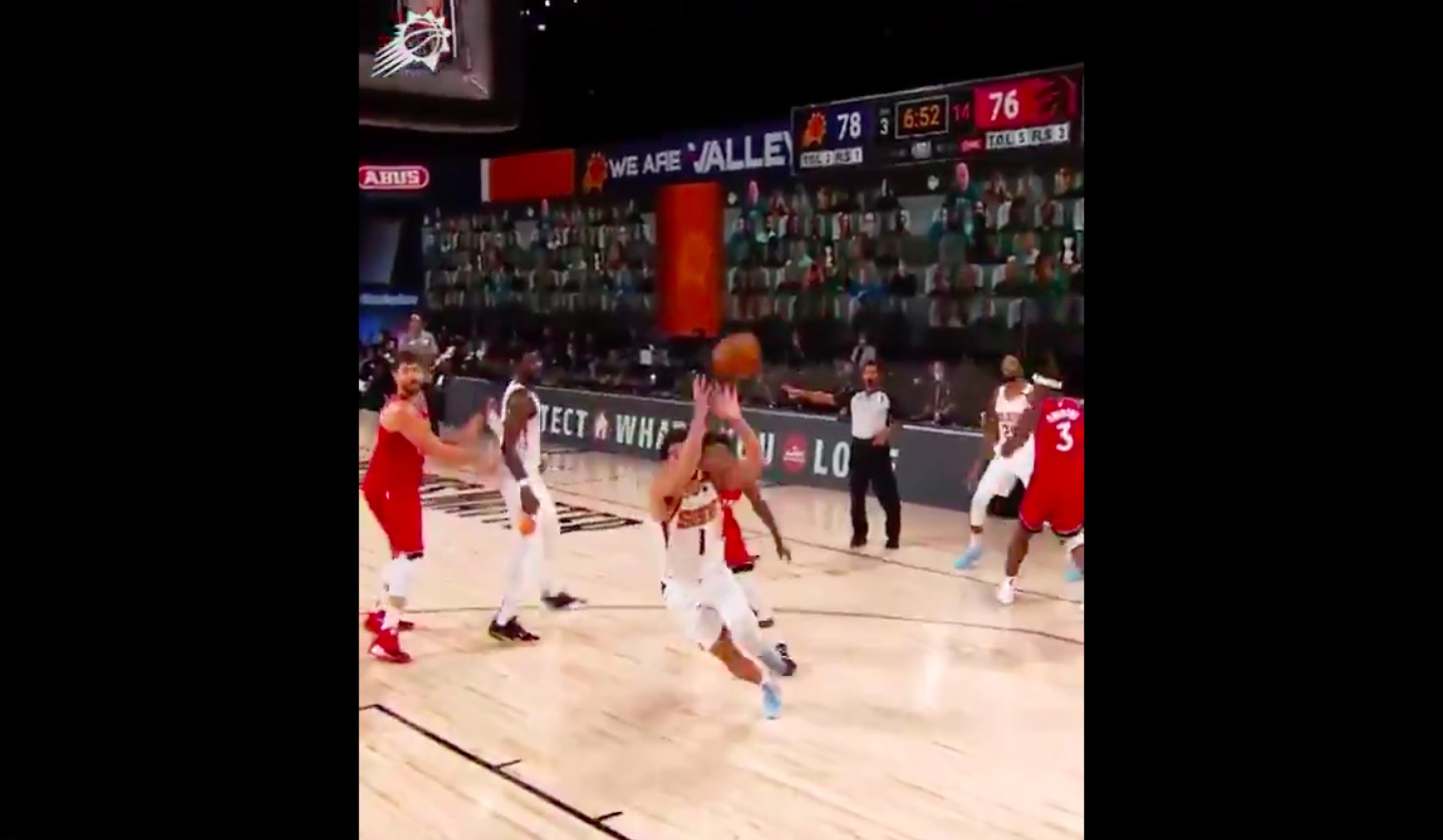 Former Kentucky standout Devin Booker posterizes Pascal Siakam in NBA ...