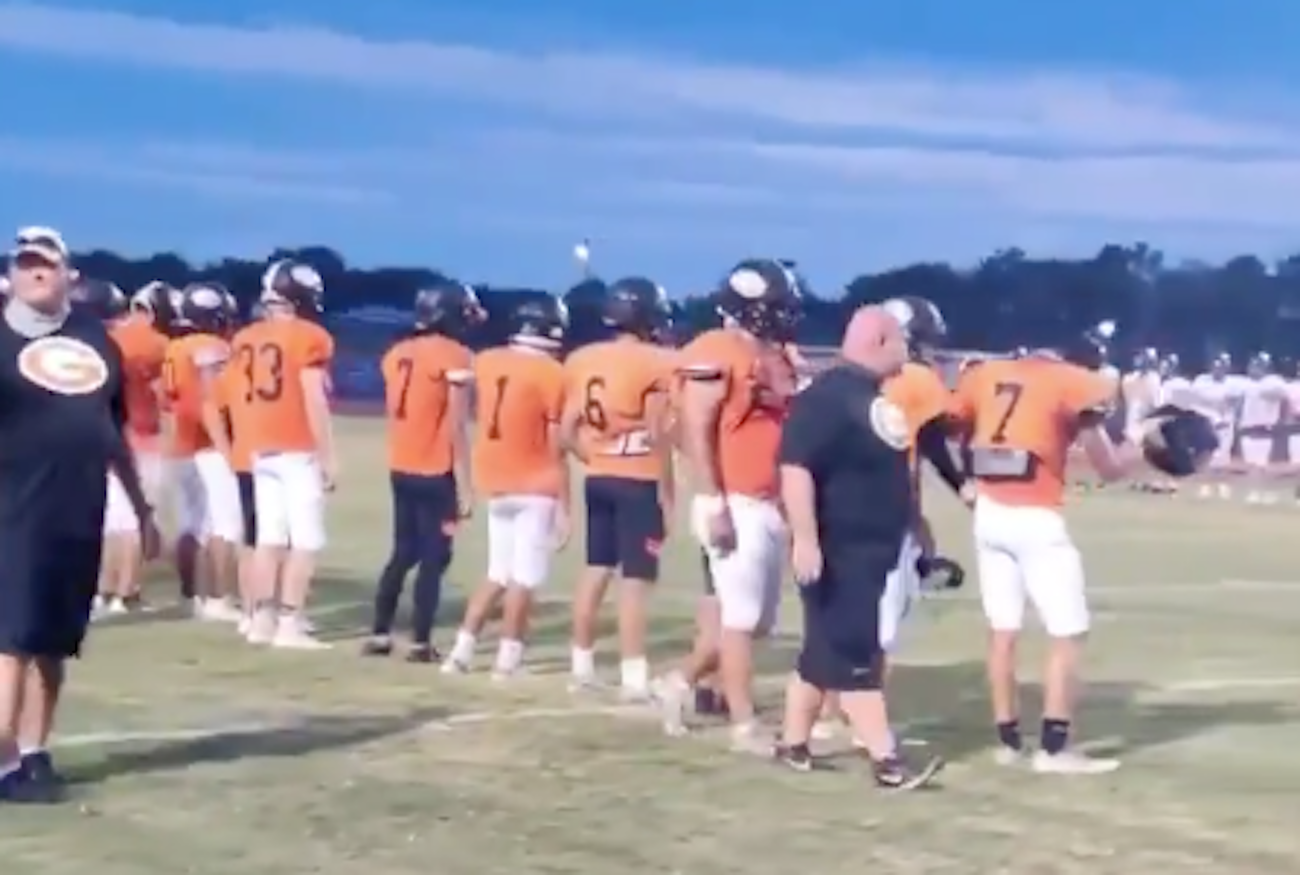 New high school postgame handshake for 2020 - Saturday Down South