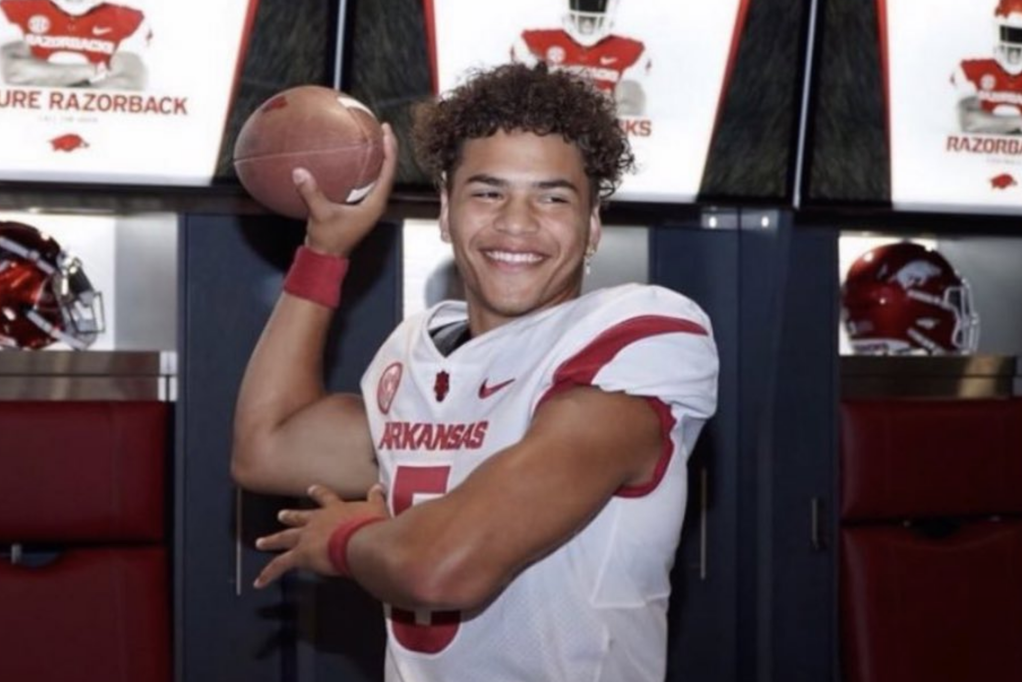 Arkansas QB commit Lucas Coley had impressive senior season debut ...
