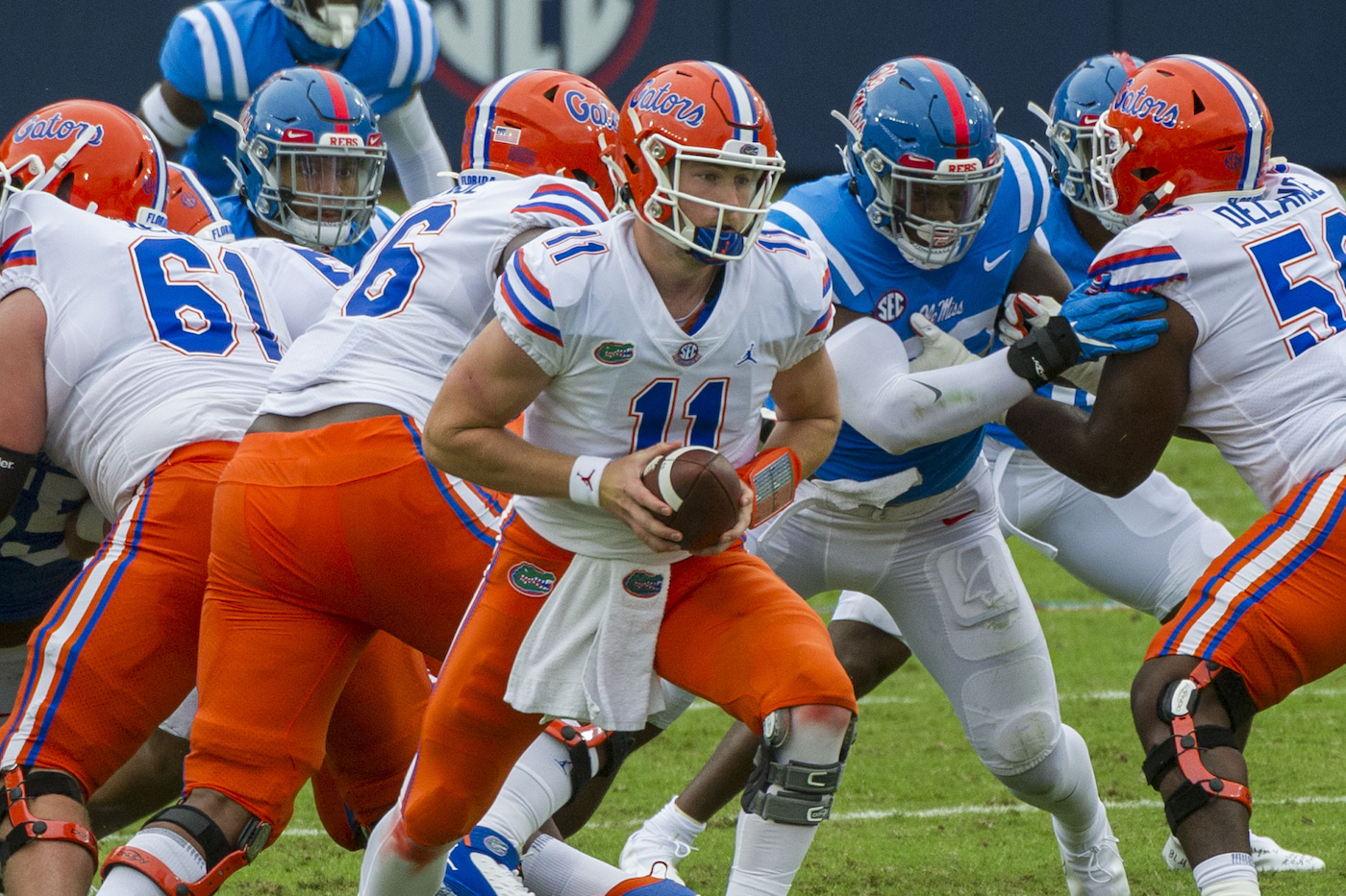 Kyle Trask honored as national performer of the week for 6-TD game at ...