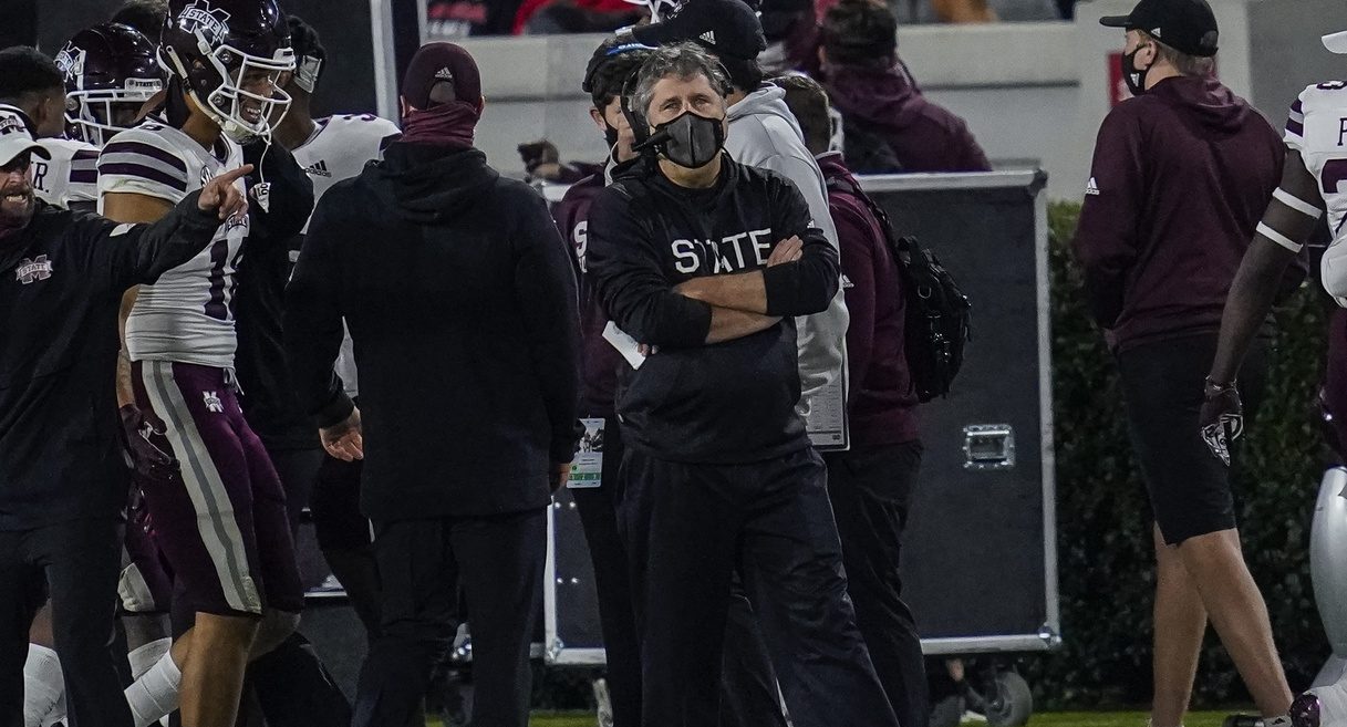 Despite loss at Georgia, Mike Leach points to areas where Mississippi ...
