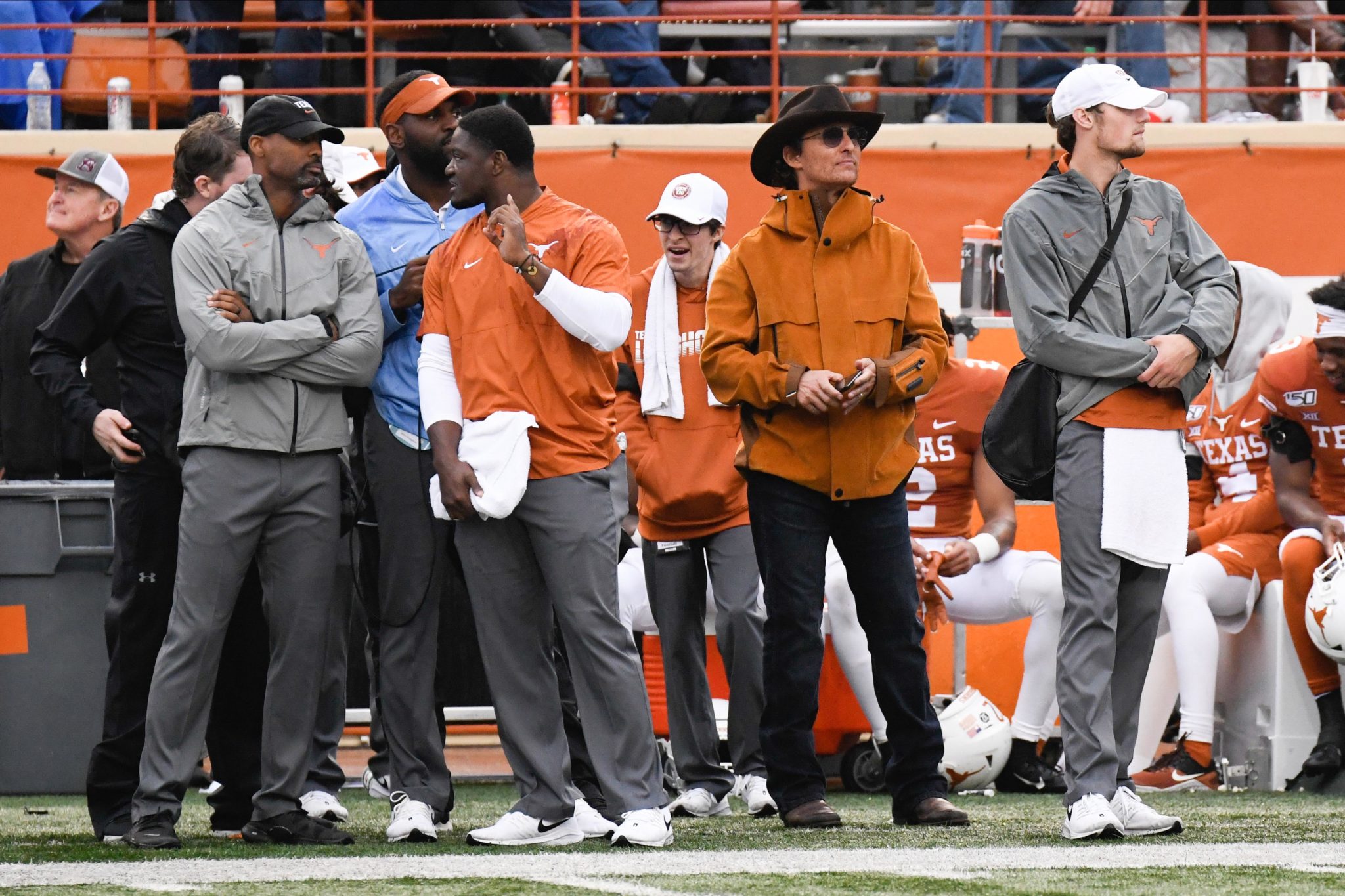 Texas superfan Matthew McConaughey shares early thoughts on Steve ...