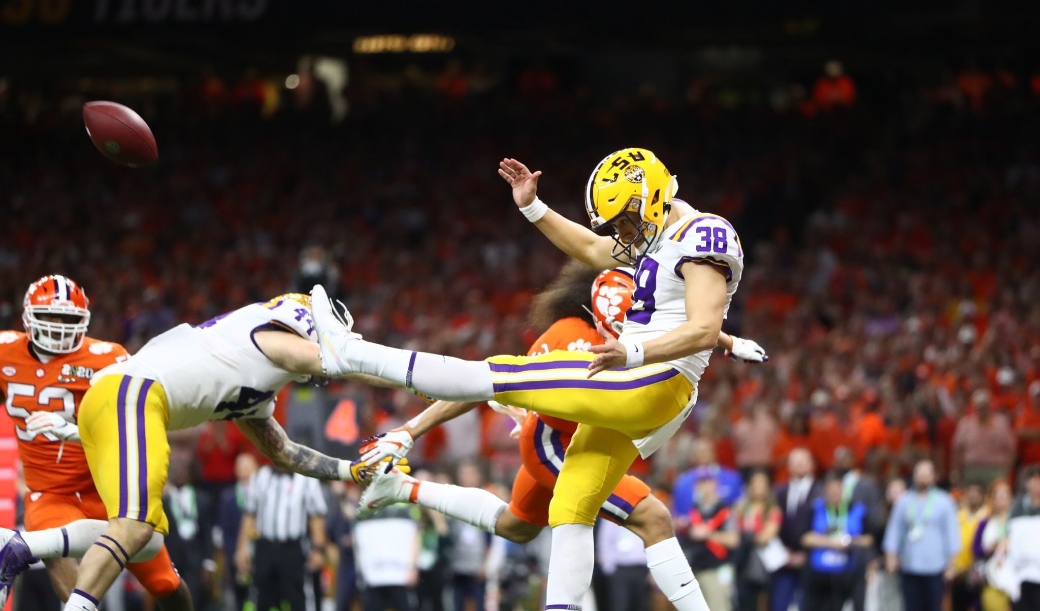LSU P Zach Von Rosenberg, the oldest player in CFB, announces plans for ...